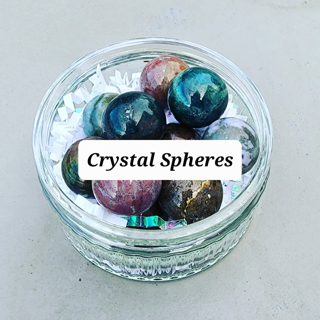 Crystal Spheres – Sugar Leaf Crystals